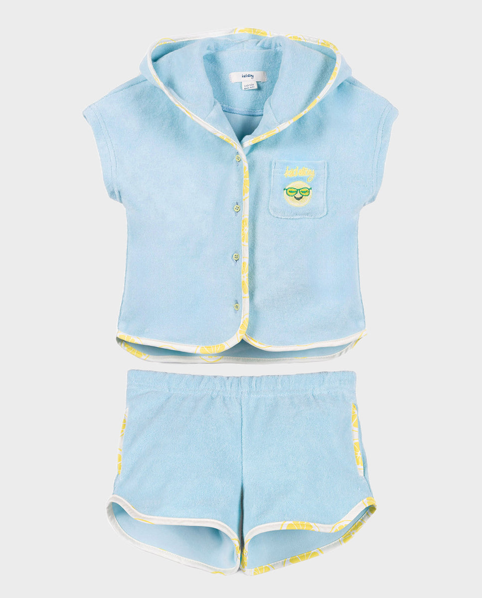 ORGANIC COTTON TERRY SET - BLUE SKY – KidStory.eu